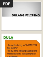 ESS 10 Filipino Dula Worksheet | PDF