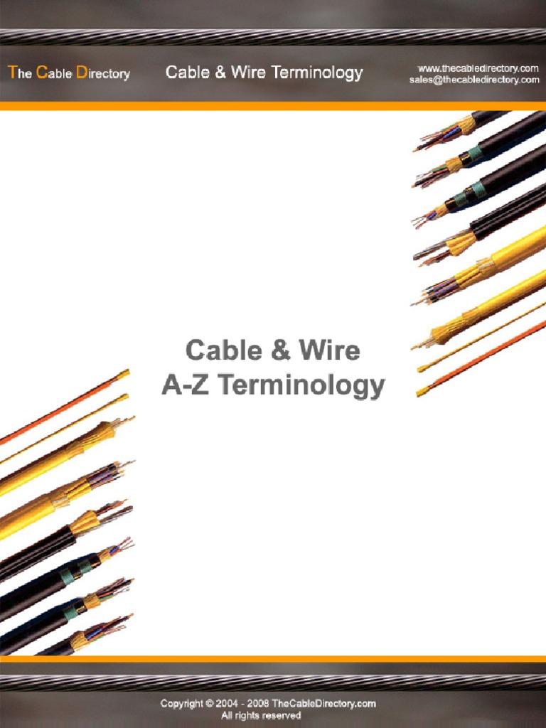A-Z Cable and Wire Terminology | PDF | Computers