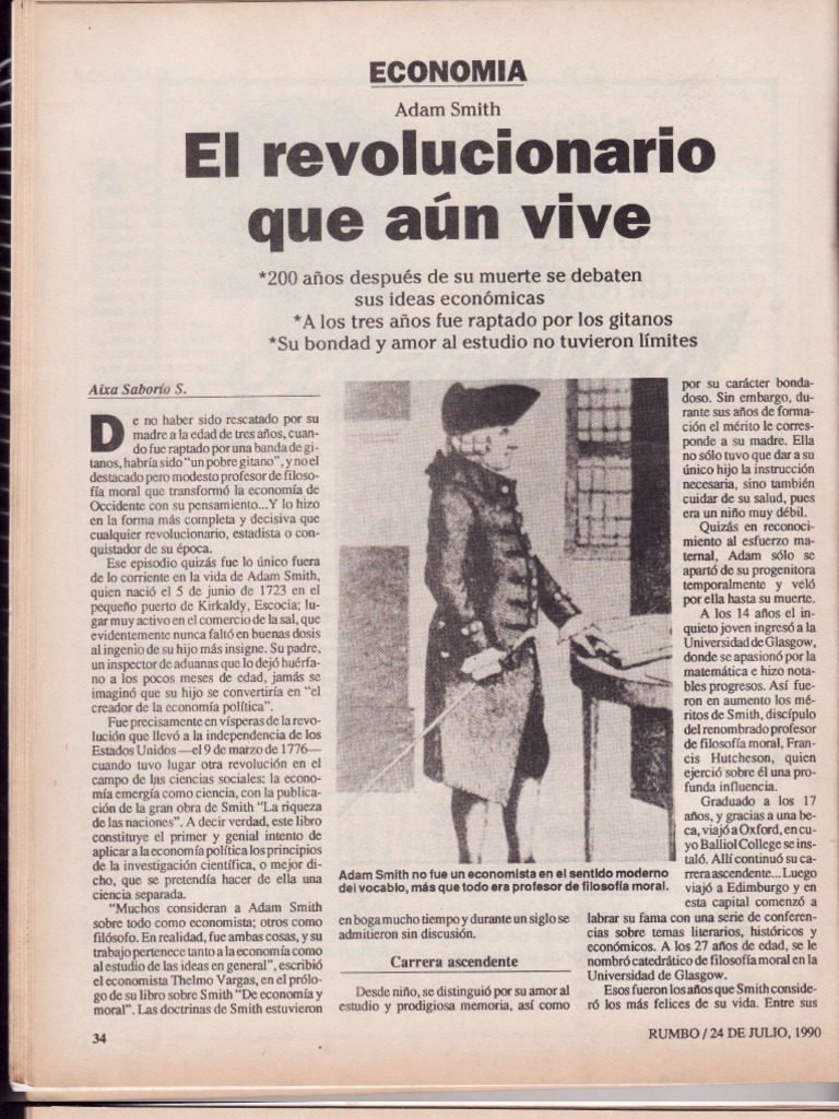 Adam Smith en Costa Rica | PDF | Adam Smith | Riqueza