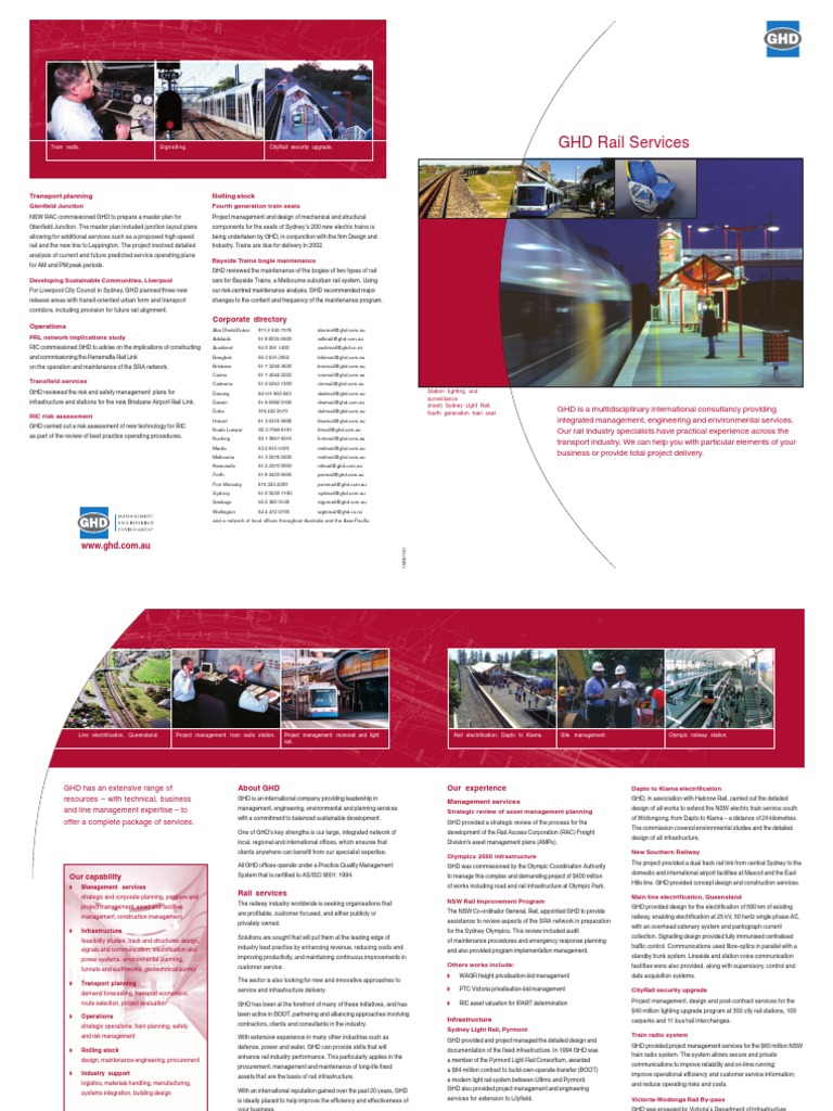 Rail_300 | Rail Transport | Project Management