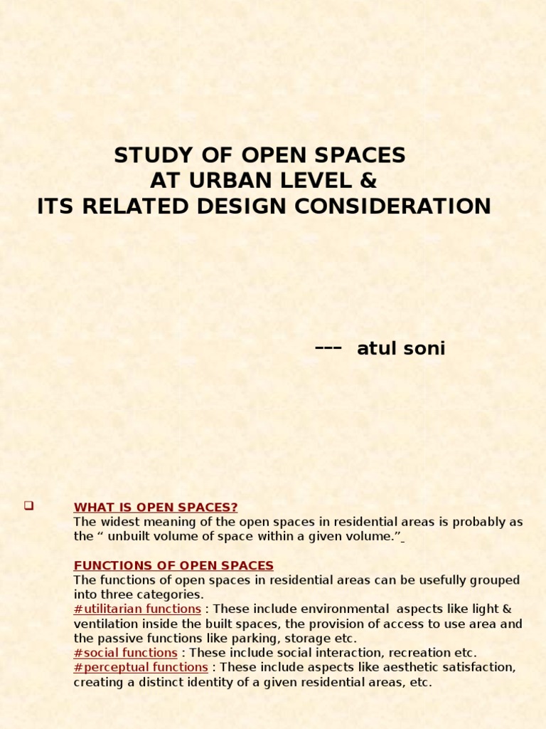 Urban Open Spaces: Ahmedabad Study | PDF | Street | Retail
