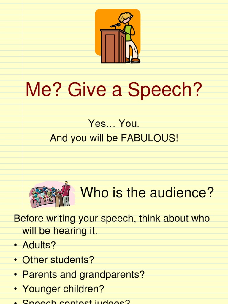 Crafting Your First Speech | PDF | Career & Growth