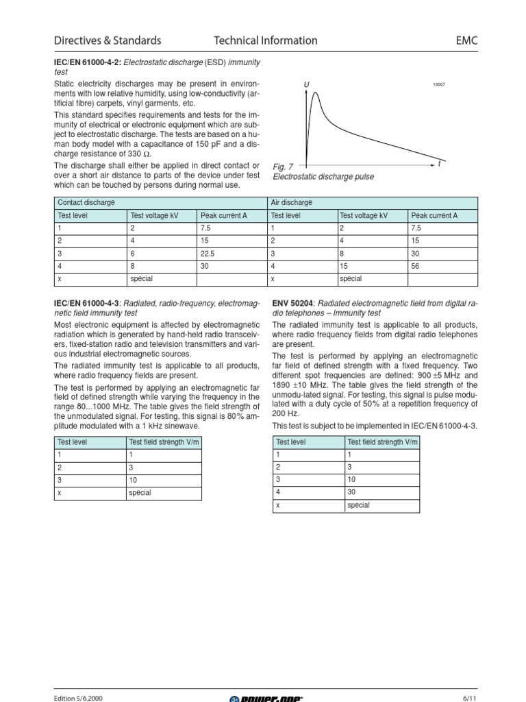 EMC Part 2 PDF | Download Free PDF | Electromagnetic Compatibility ...