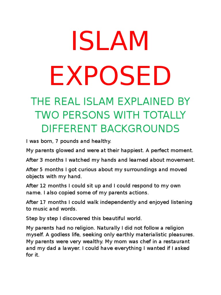 Islam Exposed | Download Free PDF | Women In Islam | Hijab