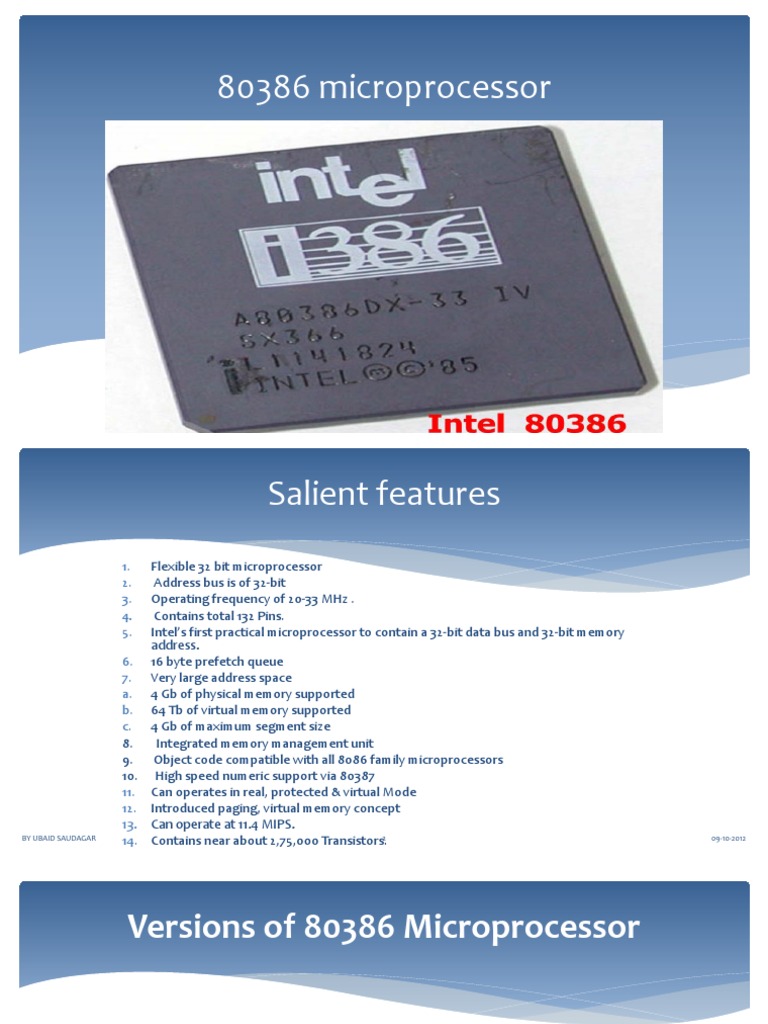 Microprocessor | PDF | Computer Memory | Operating System Technology