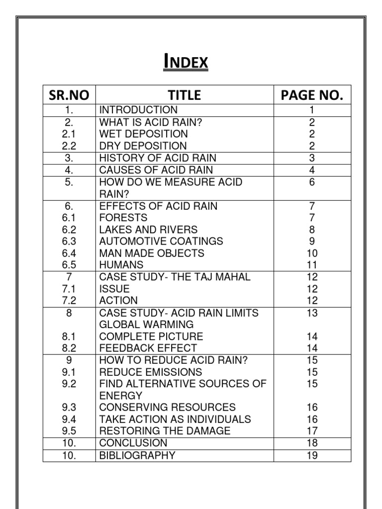 Acid Rain | PDF | Alkalinity | Ph
