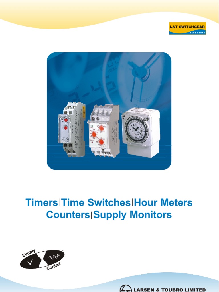 Timers, Time, Switches, Hour Meters & Supply Monitors | PDF | Mains ...