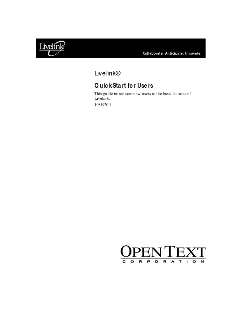 Livelink PDF | PDF | Icon (Computing) | Web Browser