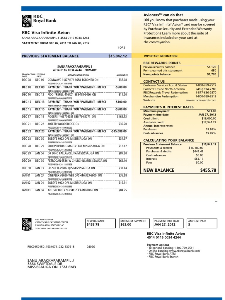 2011dec07 2012jan06 | PDF | Visa Inc. | Credit Card