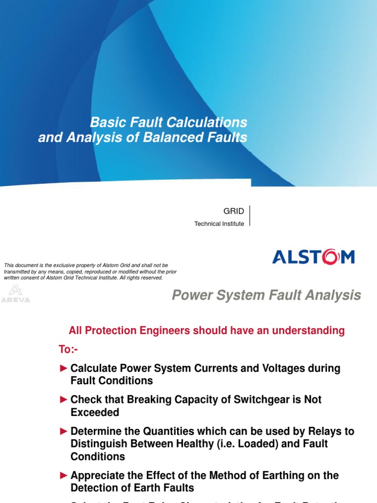 2 Basic Fault Calculation&Analysis of Balanced Fault | PDF