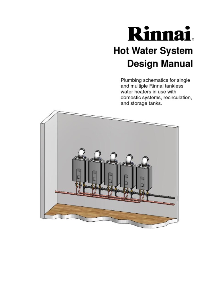 Hot Water Design Manual Rev C | PDF | Water Heating | Valve