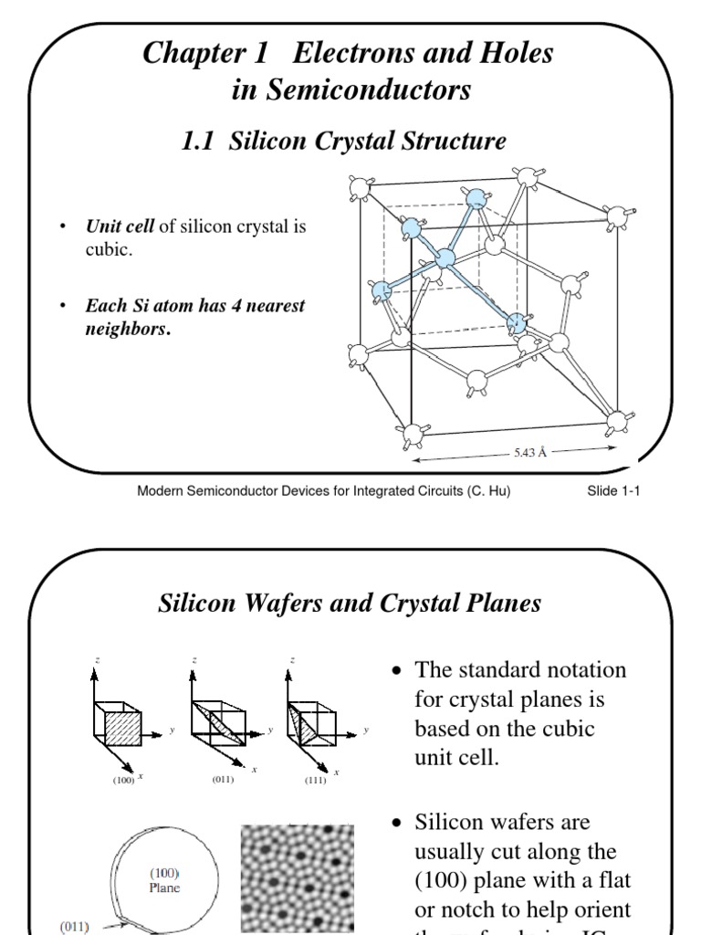 Chenming Hu Ch1 Slides | PDF | Semiconductors | Silicon