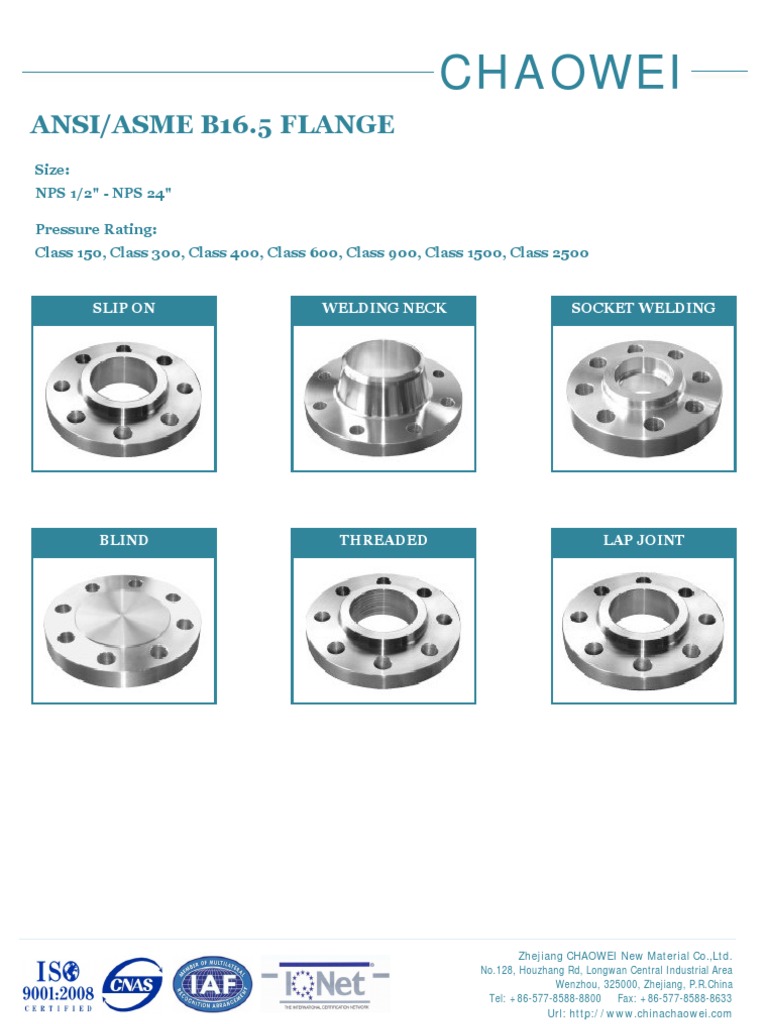 5.1 - ASME B16.5 Flanges | Download Free PDF | Steel | Heat Treating