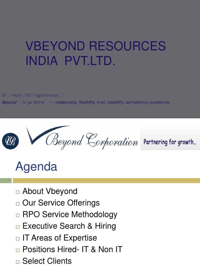 VBeyond Company | Download Free PDF | Recruitment | Cisco Systems