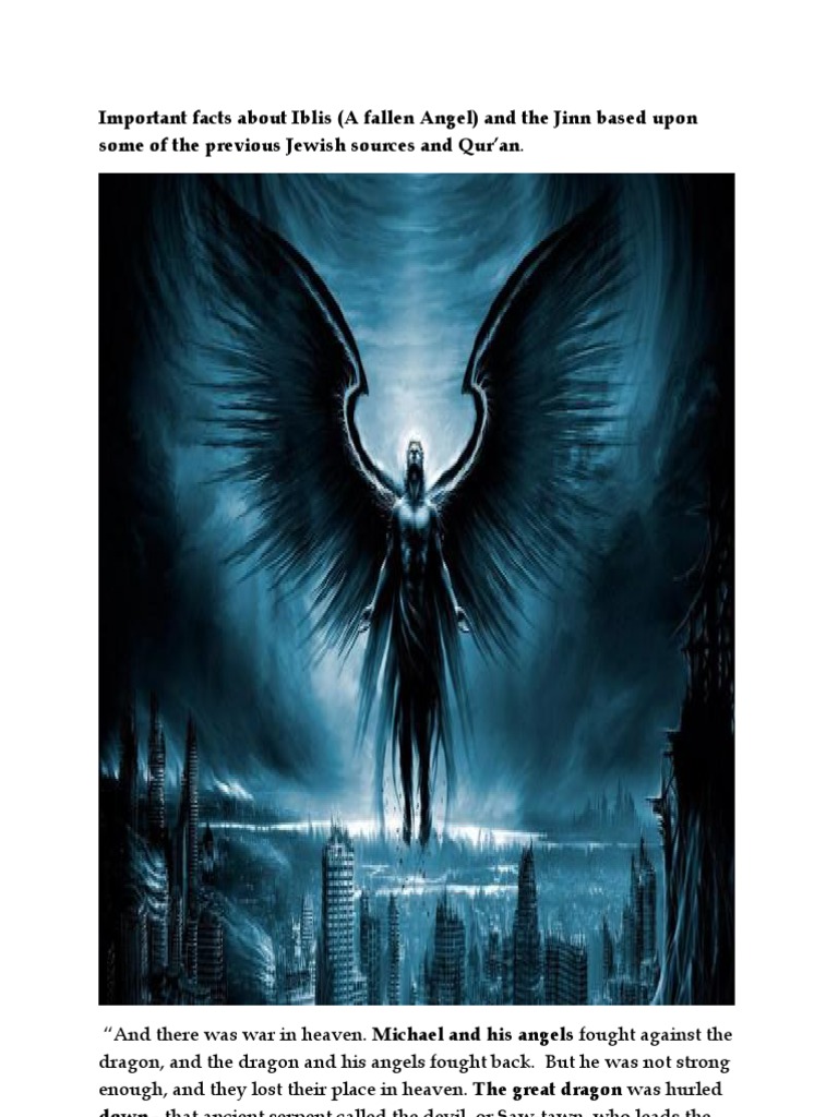 Iblis: Fallen Angel or Jinn? | PDF | Religious Belief And Doctrine ...