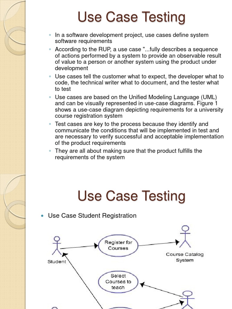 Qa Training Use Case Testing | PDF | Use Case | Systems Engineering