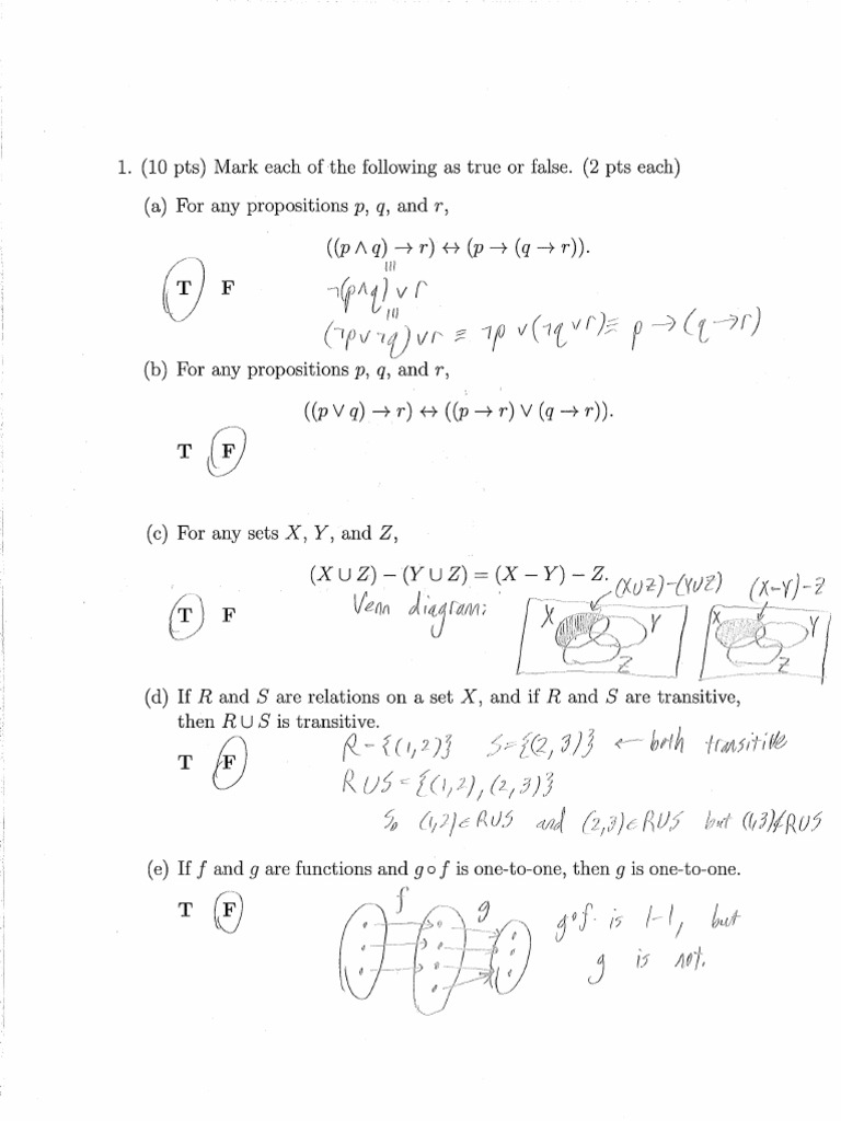 UCLA Math 61 Discrete Structures Summer 2013 Midterm Solutions | PDF UCLA Math 61 Discrete Structures Summer 2013 Midterm Solutions | PDF