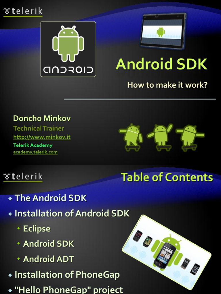Android SDK and PhoneGap | Download Free PDF | Eclipse (Software) | Android (Operating System)