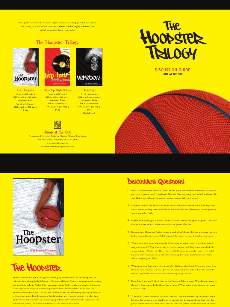 The Hoopster Trilogy Discussion Guide | PDF | Hip Hop | Sat