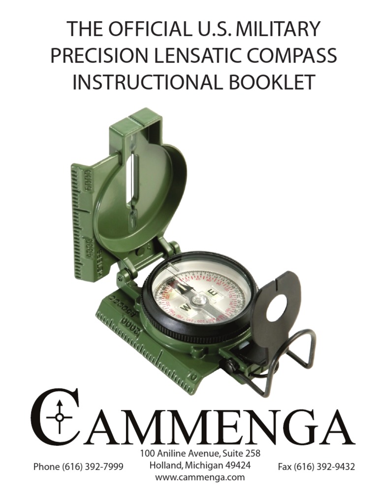 Cammenga Lensatic Compass Guide | PDF | Compass | Navigation