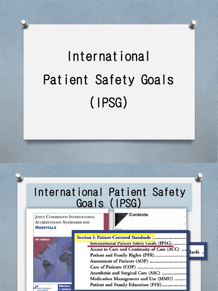 IPSG | Patient Safety | Patient | Free 30-day Trial | Scribd