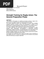 Pre-Season Rugby Training Guide | PDF | Strength Training | Aerobic ...