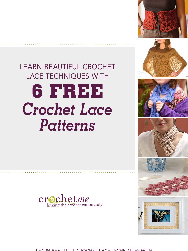 Crochet Lace Patterns Final PDF | PDF | Crochet | Knitting