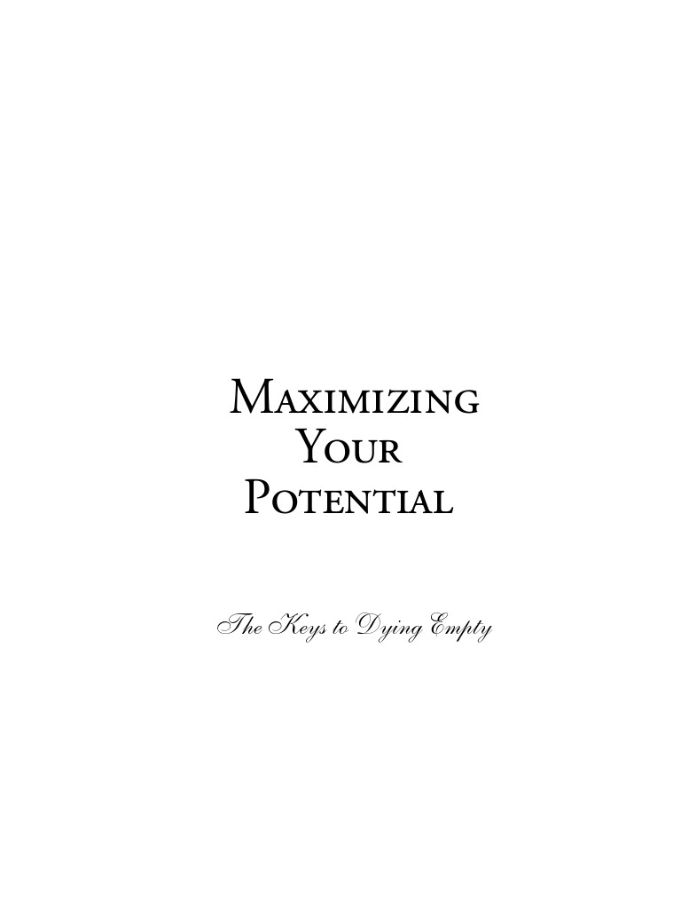 Maximizing Your Potential Myles Munroe PDF | PDF | Paul The Apostle ...