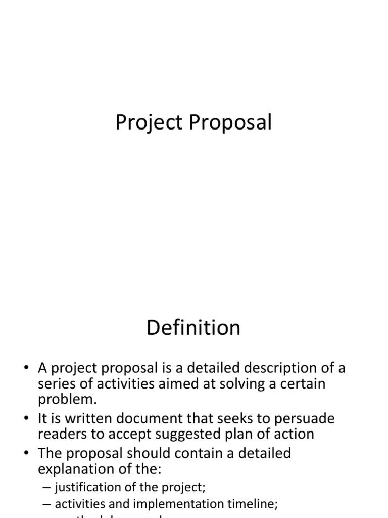Project Proposal | PDF