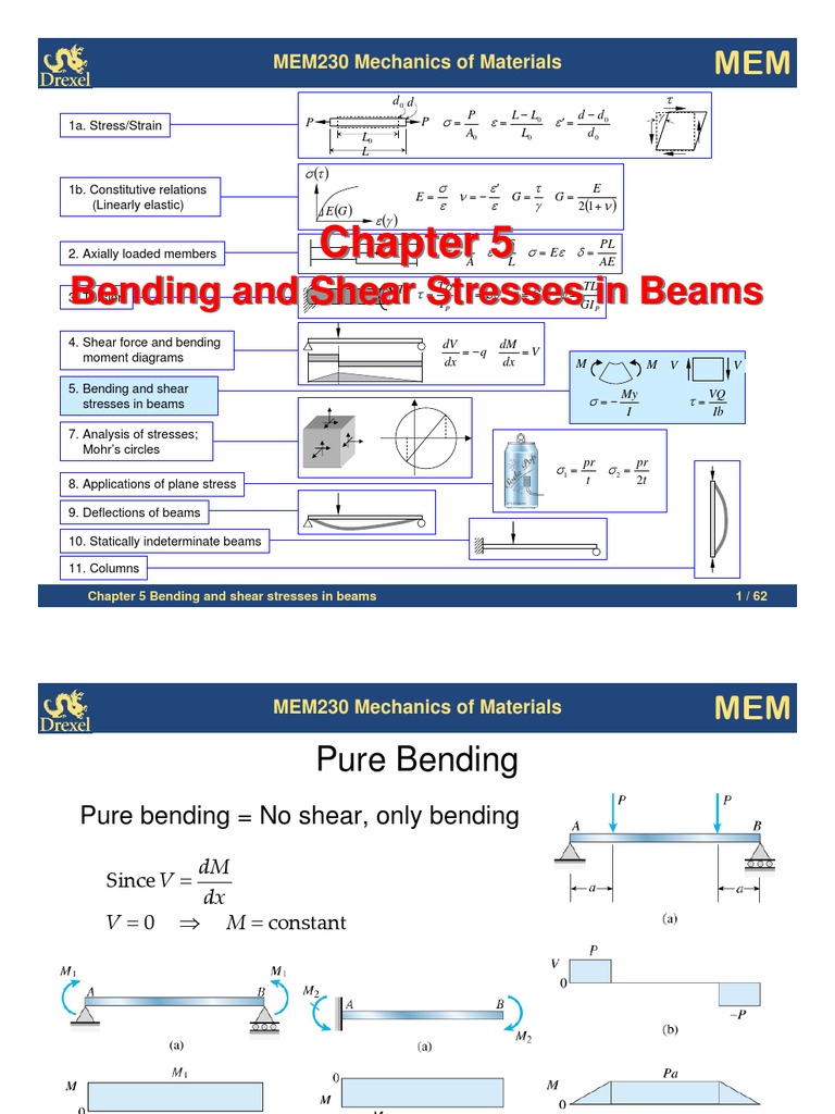 Chapter 5 | PDF | Bending | Beam (Structure)