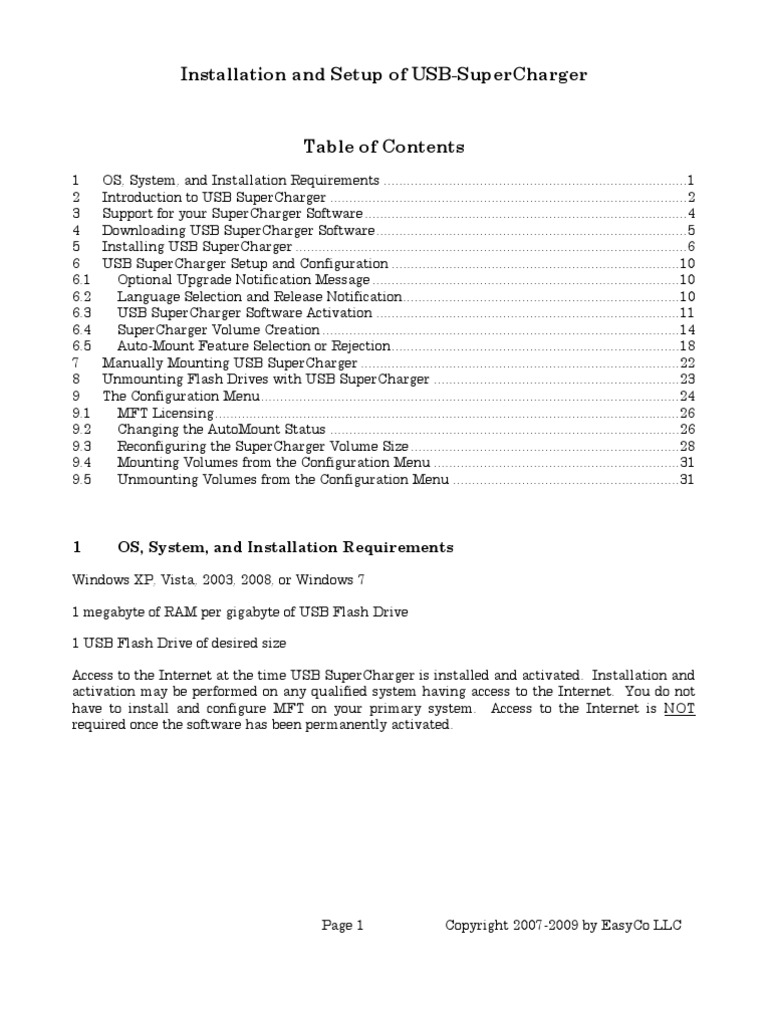 USB SuperCharger Documentation | PDF | Usb Flash Drive | Flash Memory