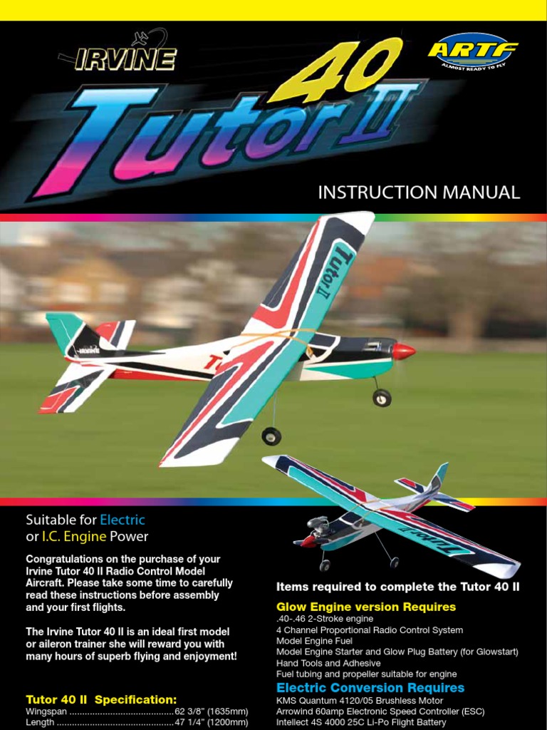 Irvine Tutor 40 | Flight Control Surfaces | Rudder