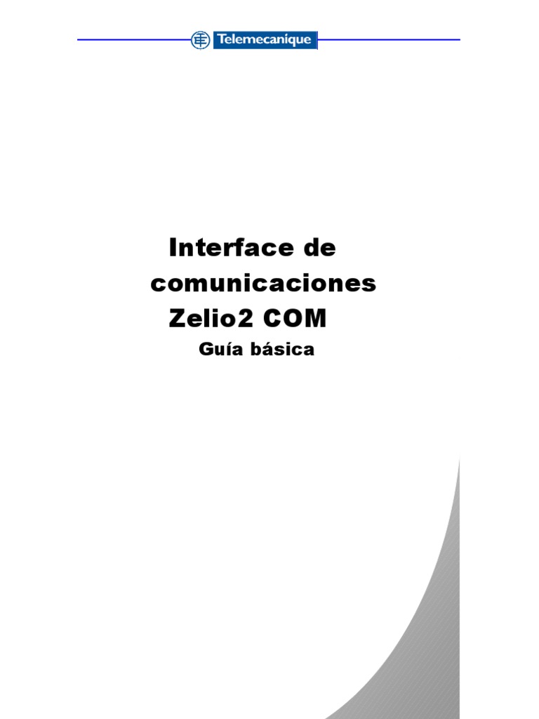 Guía de Interface Zelio2 COM | PDF | Módem | Gsm