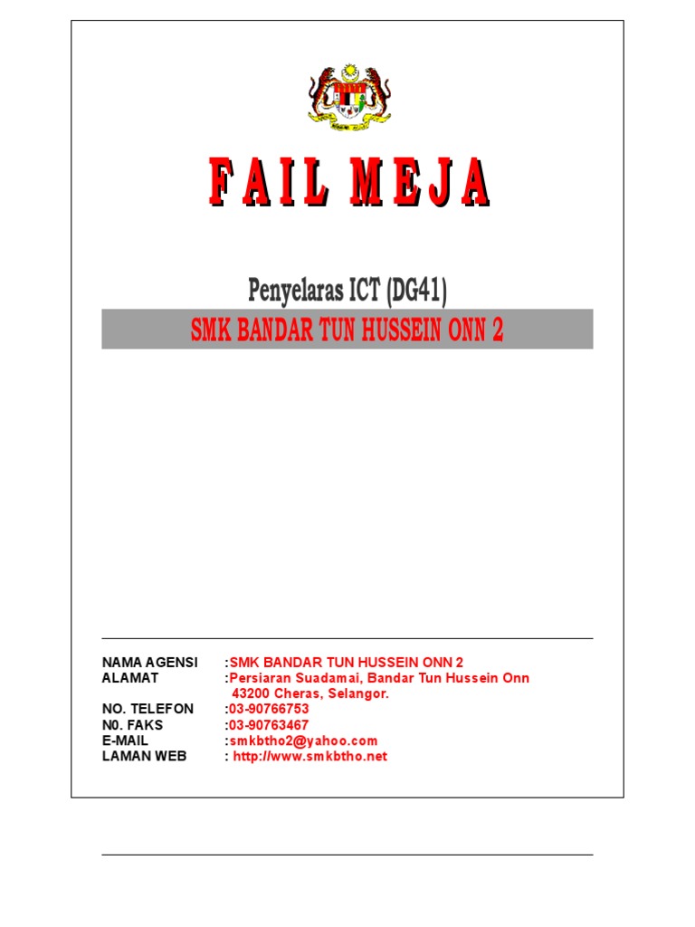 Fail Meja Penyelars ICT | PDF