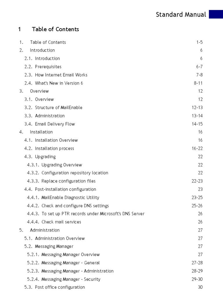 MailEnable Standard Guide | PDF | Domain Name System | Email