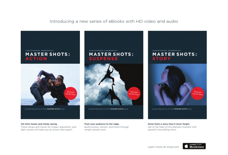 Master Shots Ebooks with HD video and Audio
