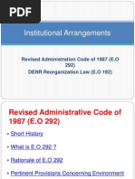 DENR Organizational Structure Overview | PDF | Business | Government