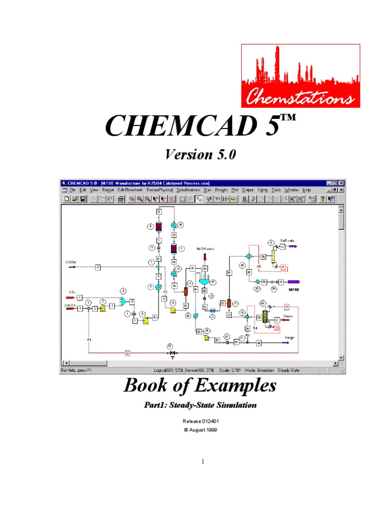 CHEMCAD 5 1 3 Example Book Printable | PDF
