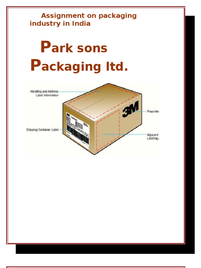 Park Sons Packaging LTD | Download Free PDF | Packaging And Labeling ...