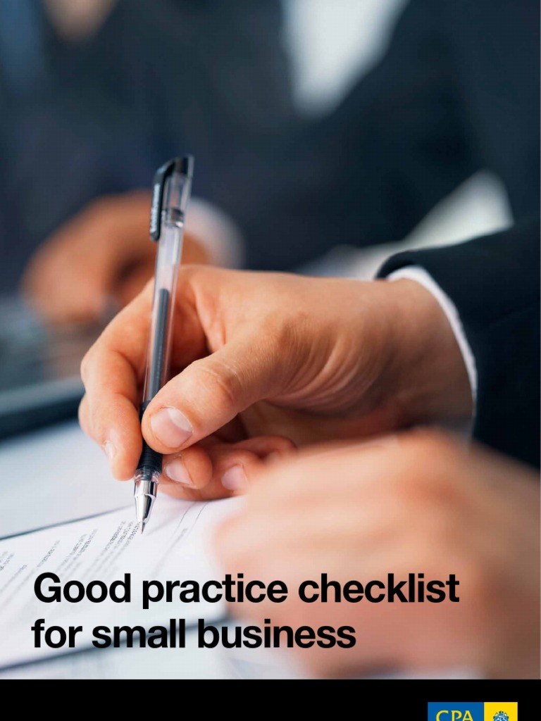 Good Practice Checklist Small Business | PDF