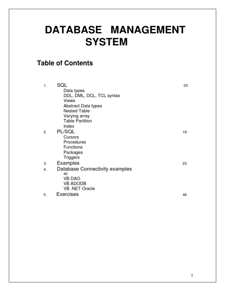 Dbms Lab Material1 | PDF | Sql | Database Index