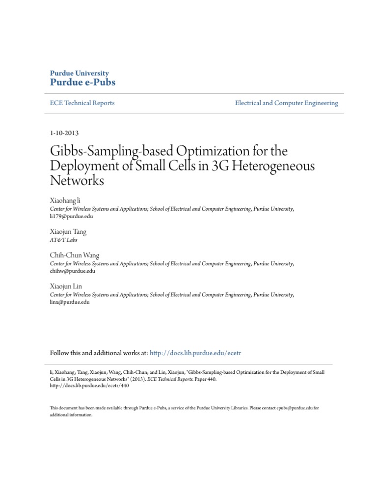 Small Cell Placement | PDF | Cellular Network | Computer Network