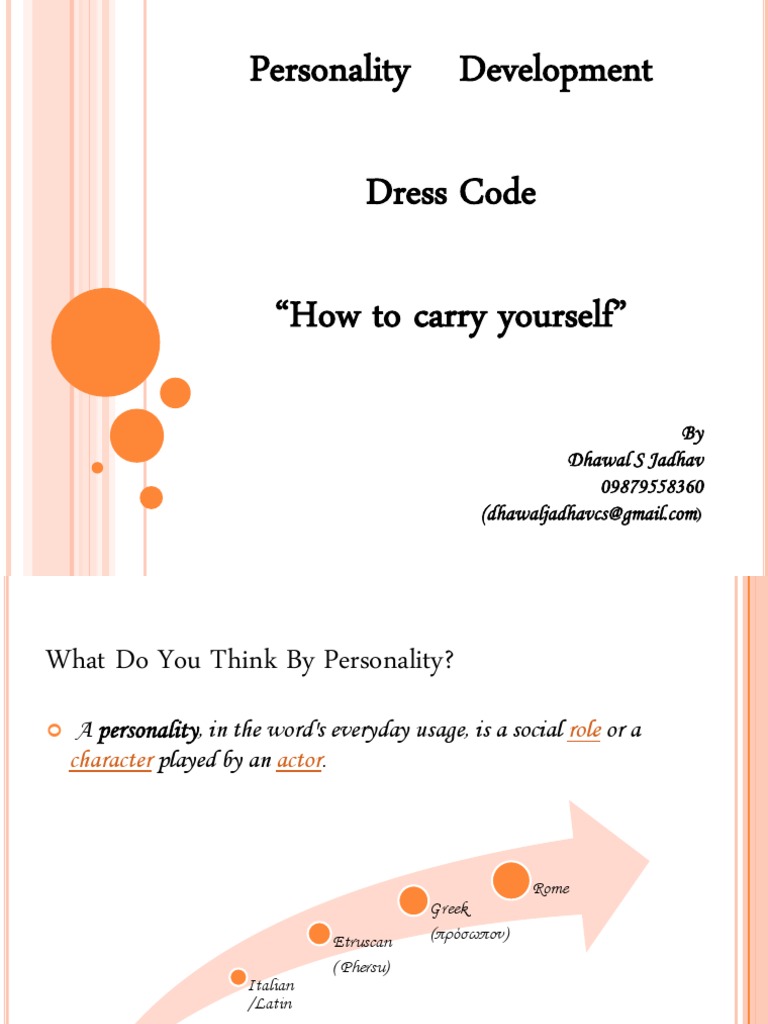Personality Development Dress Code | PDF | Suit (Clothing) | Relaxation ...