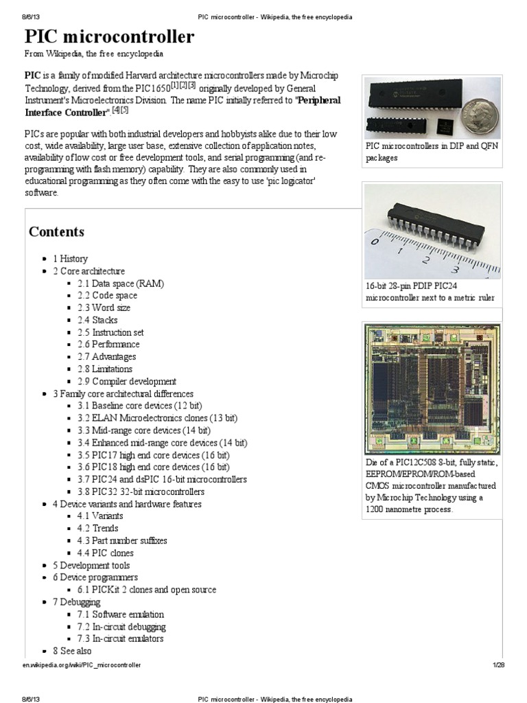 PIC Microcontroller Encyclopedia | Download Free PDF | Pic Microcontroller | Instruction Set