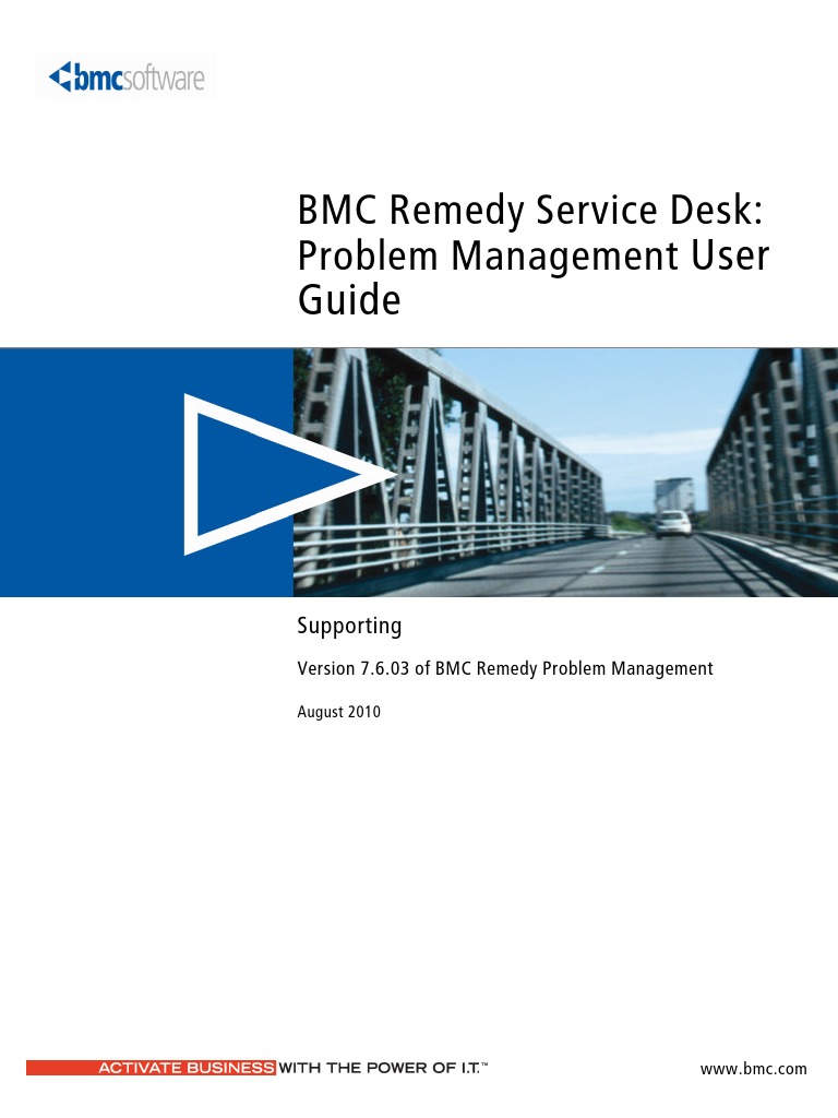 Problem Management User Guide | PDF | Itil | Trademark