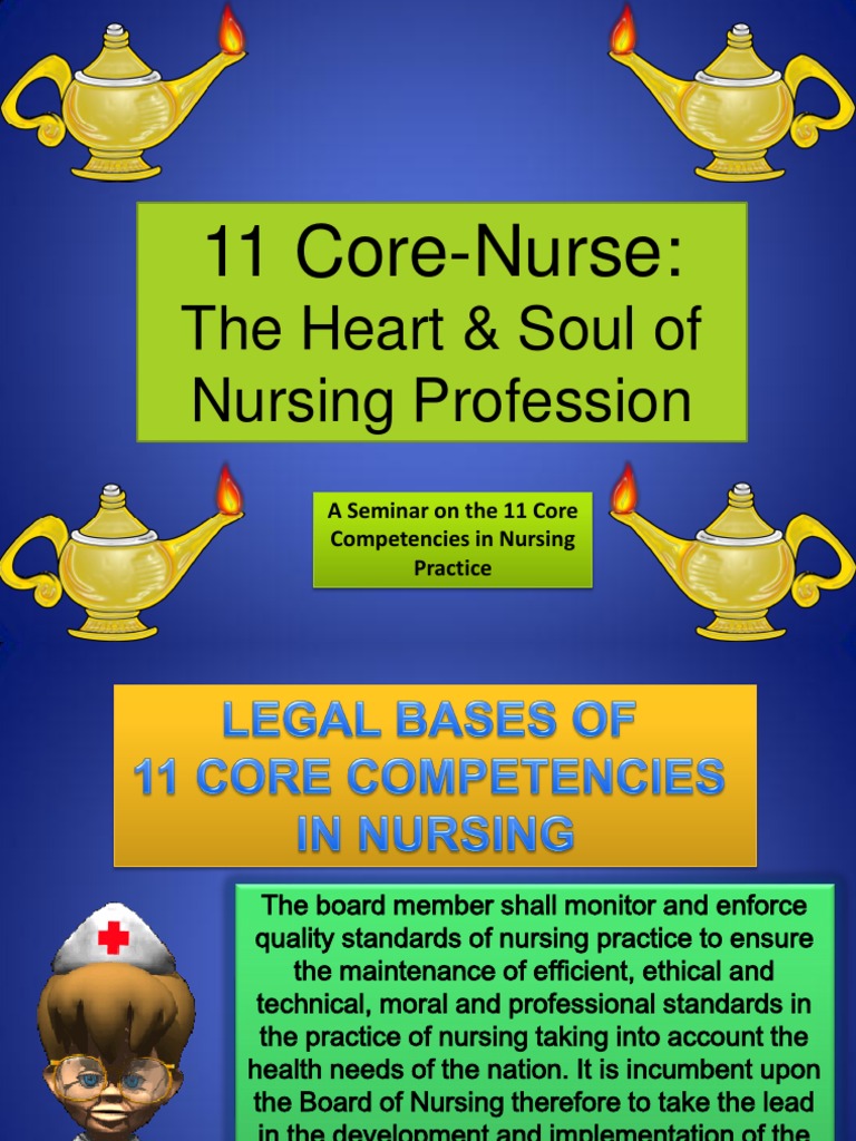 11 Core Competencies in Nursing Practice | PDF | Health Education | Nursing
