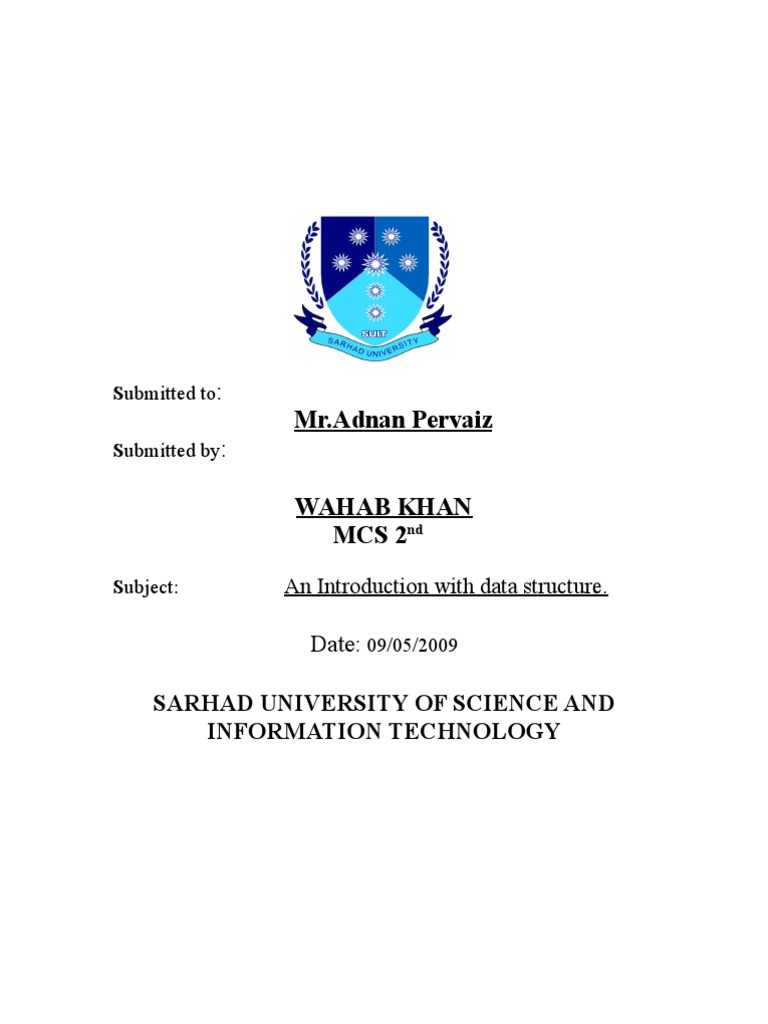 Introduction To Datastructure Pdf Data Structure Array Data Structure 4837