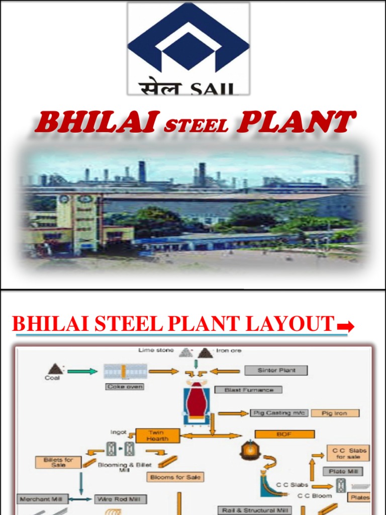 Bhilai Steel Plant 2.Sb | PDF | Steel Mill | Iron Ore