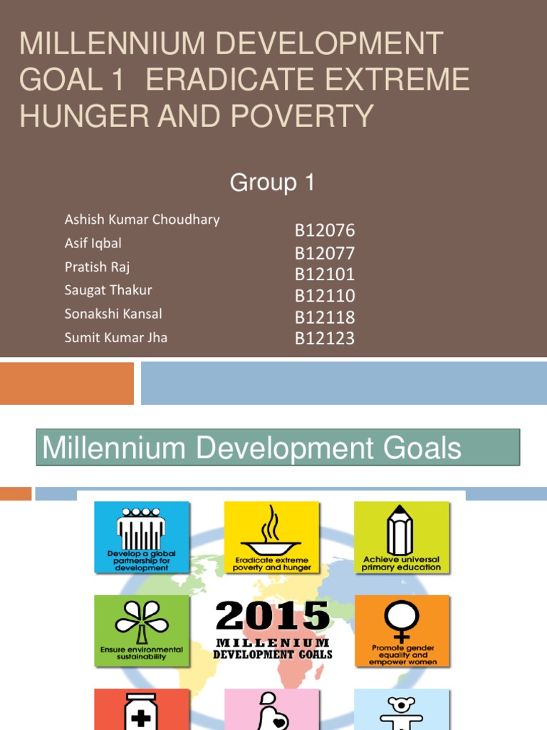 Millennium Development Goals | PDF | Millennium Development Goals ...