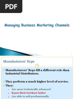 Behavioral Process in Marketing Channels | PDF | Franchising | Perception